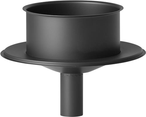 DW-175 Cap + condensate drain black RAL 9005 - Holetherm DW - IHS-Group
